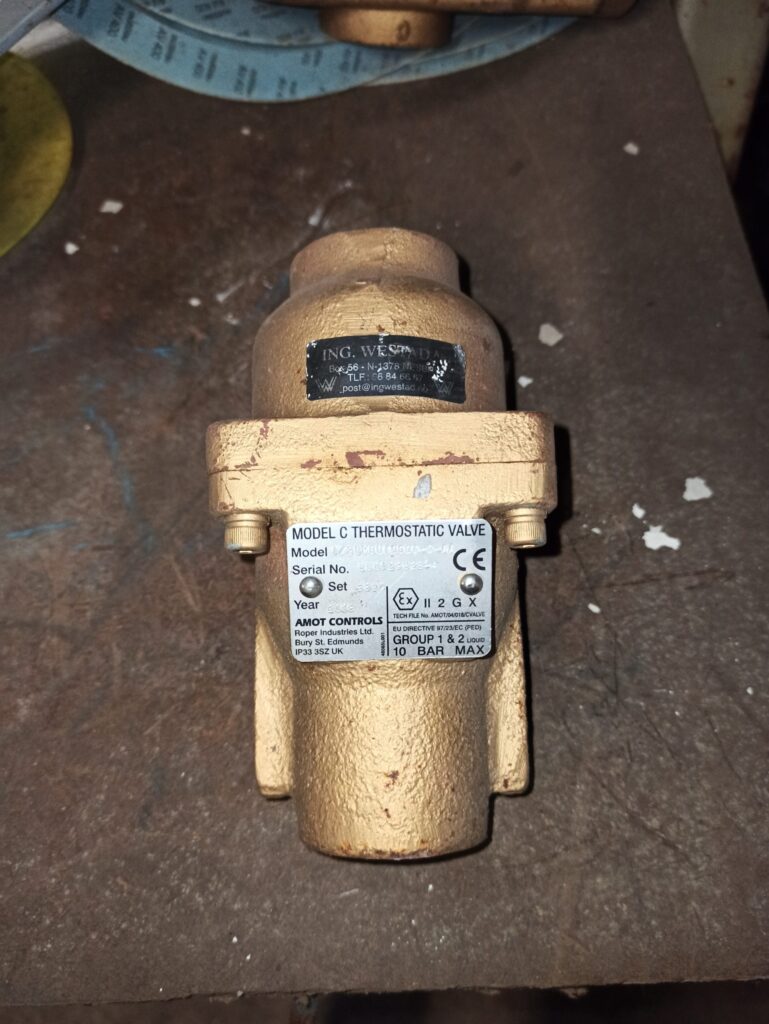 Amot Thermostatic valve model C I 20MCUI0001-0-AA - Posejdon Marine ...