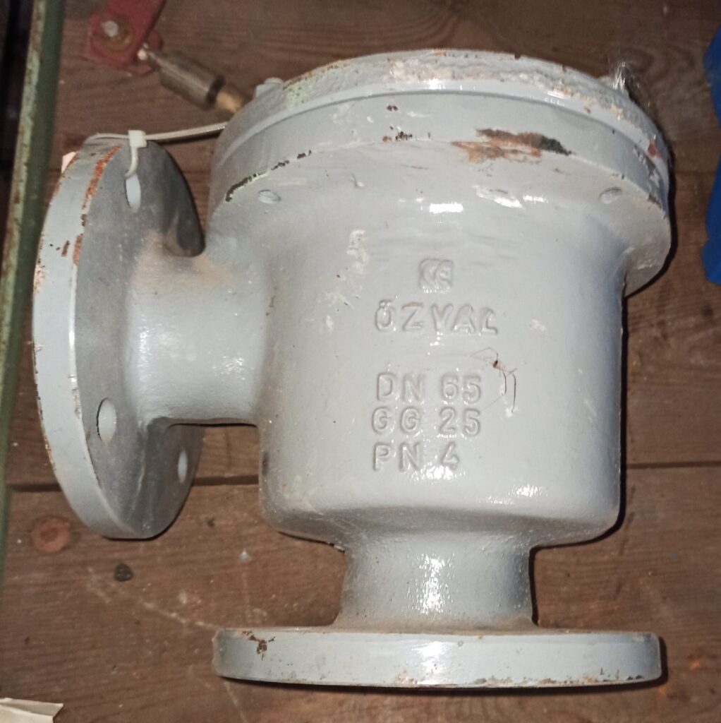 OZVAL angle mud box (Bilge & Balast System) DN65 GG25 PN4 – Posejdon ...