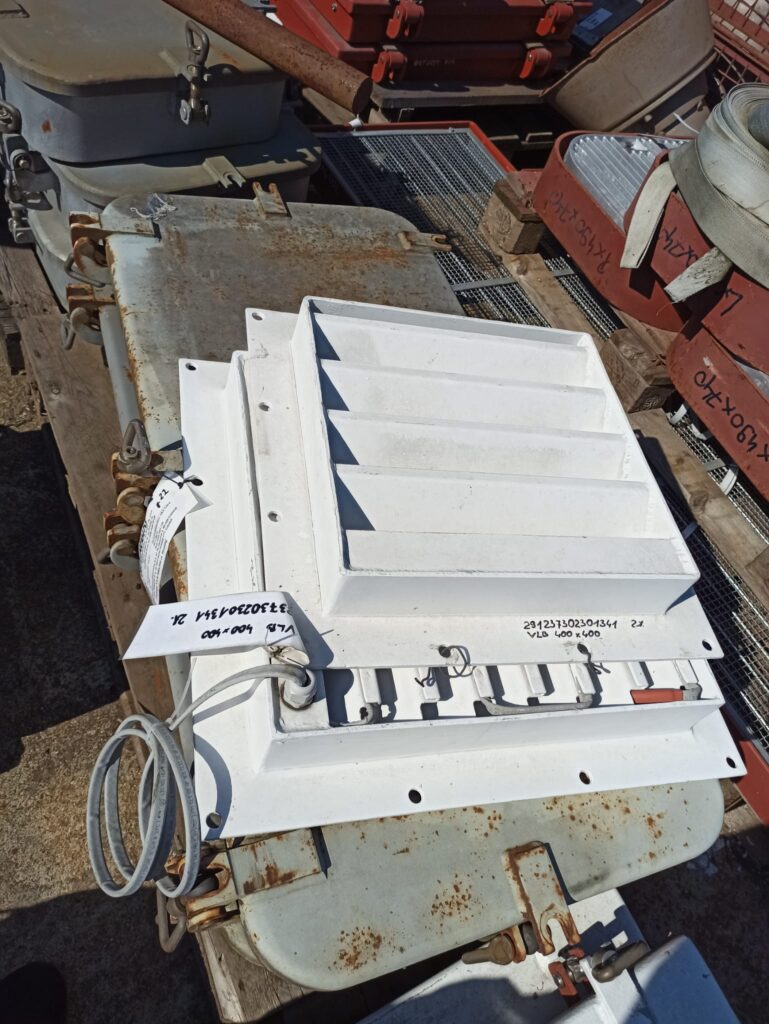 Marine Louver VLB 400x400 AL - Posejdon Marine - Marine equipment supplier