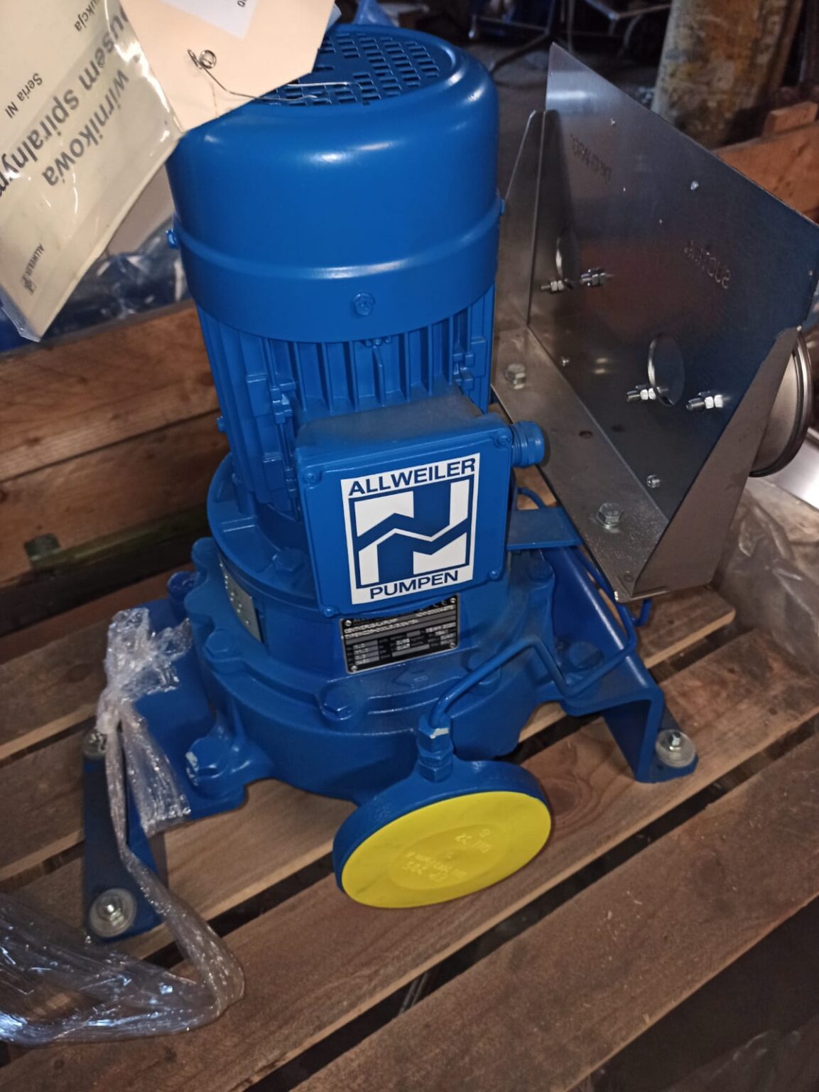 CENTRIFUGAL ALLWEILER PUMP NI25-200 U3.30 DW134 (WITH ABB MOTOR ...
